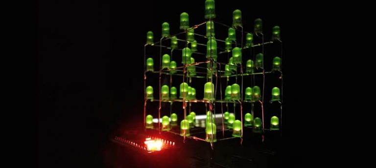How to make LED Cube 4x4x4 Using Arduino
