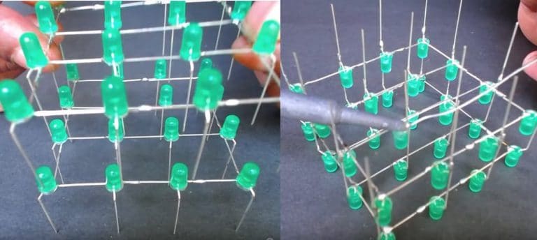 How to make LED Cube 4x4x4 Using Arduino